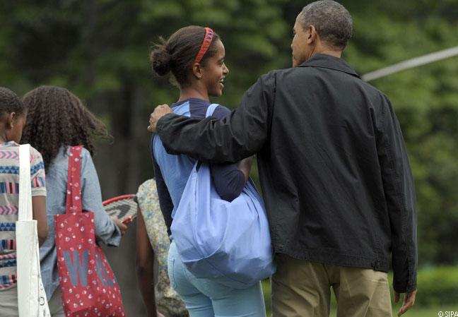 Barack Obama, super papa