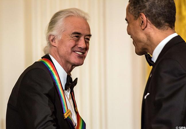 Led Zeppelin honoré par «Barock» Obama