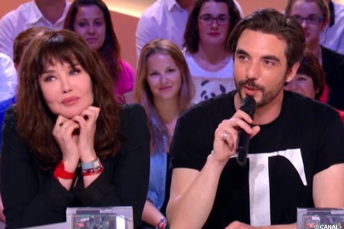 Isabelle Adjani au Grand Journal avec son fils Barnabé