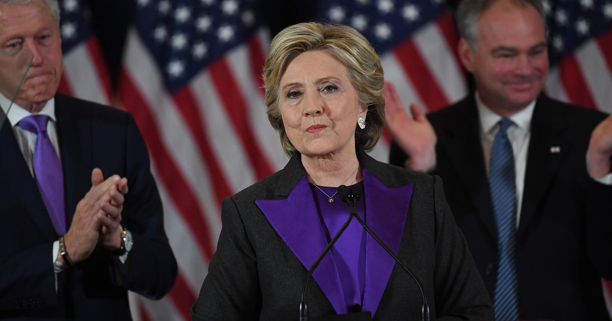 Hillary Clinton : son smoking violet comme un appel à l'unité après sa ...