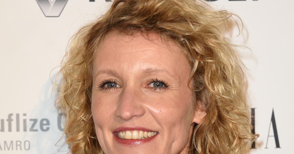 Alexandra Lamy sur le tapis rouge des Trophées du film français