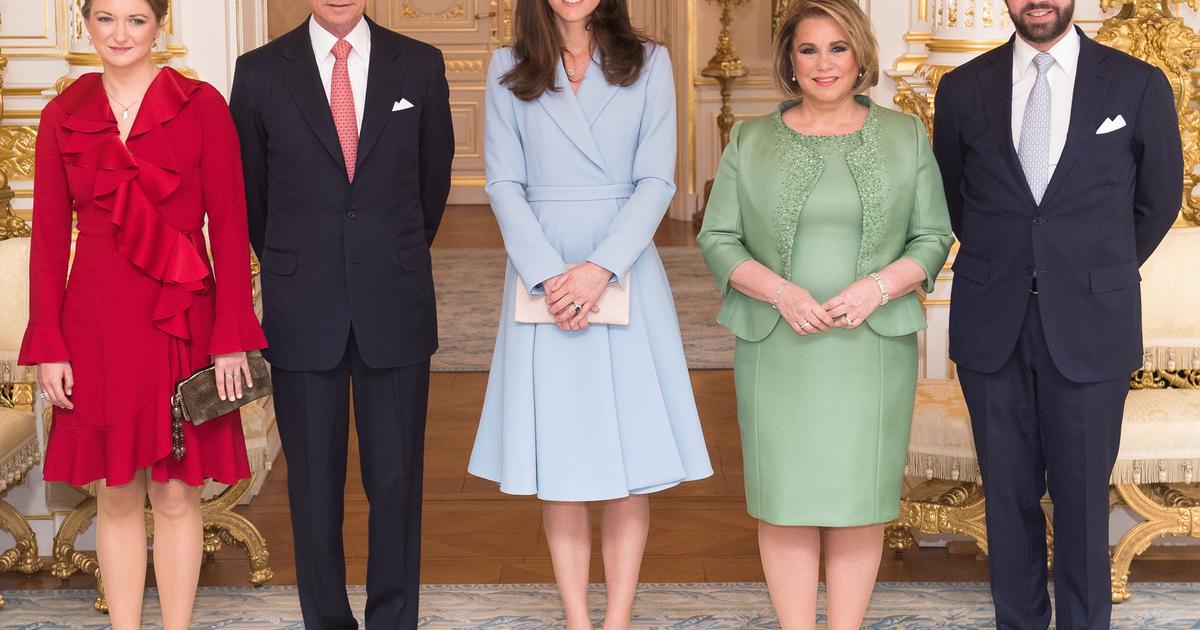 PHOTOS - Kate Middleton, rayonnante en bleu ciel au Luxembourg