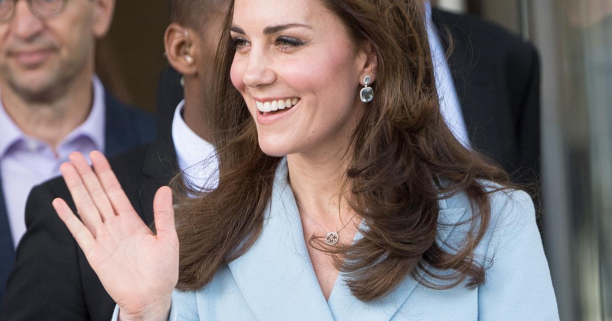 PHOTOS - Kate Middleton, rayonnante en bleu ciel au Luxembourg