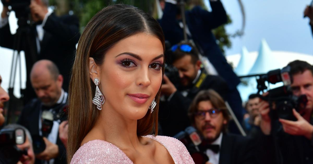 PHOTOS - Quand Iris Mittenaere fait rêver la Croisette dans une robe de princesse