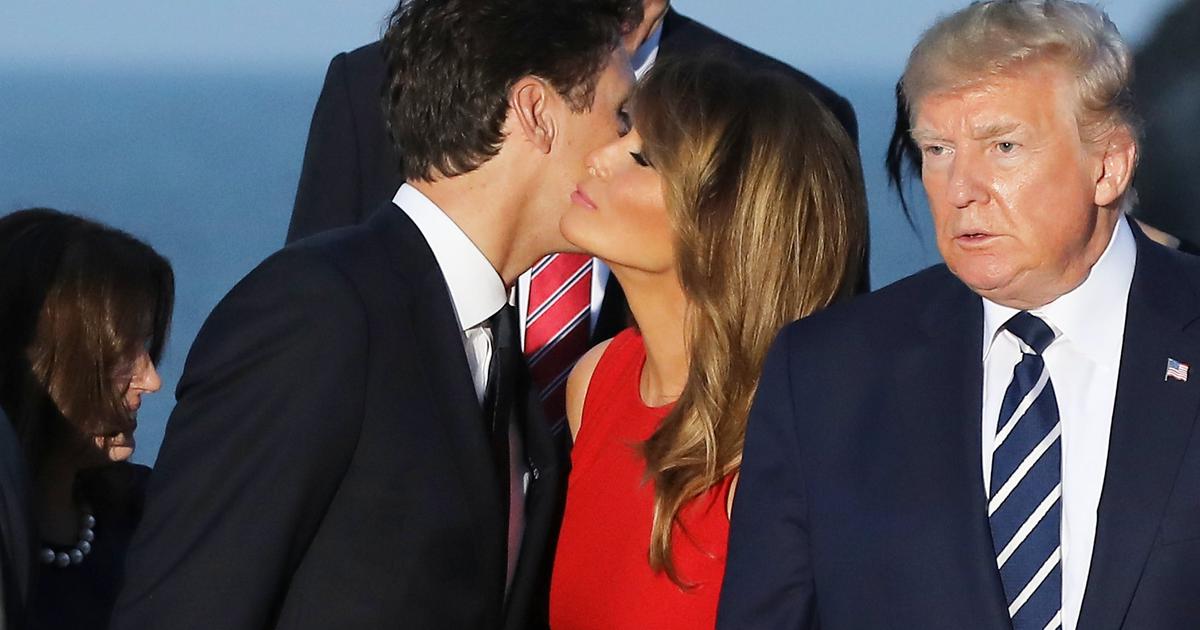 La Mère De Justin Trudeau Réagit à Son Baiser Avec Melania Trump “il