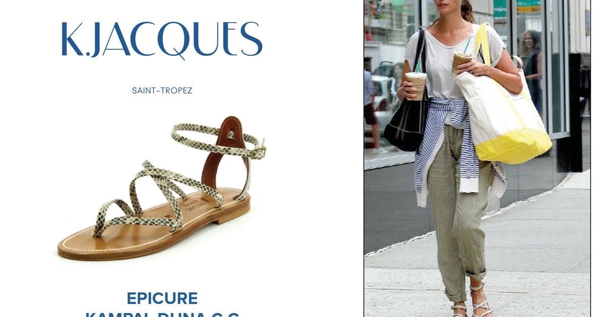 Découvrez les 100 stars fan de sandales K.Jacques.