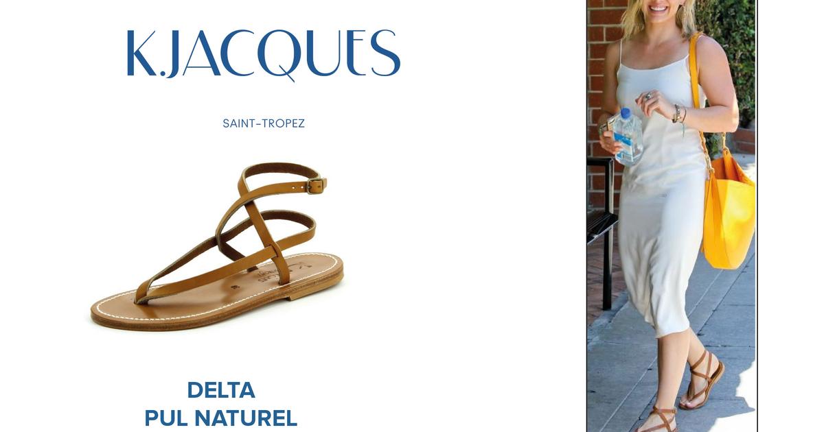 Découvrez les 100 stars fan de sandales K.Jacques.