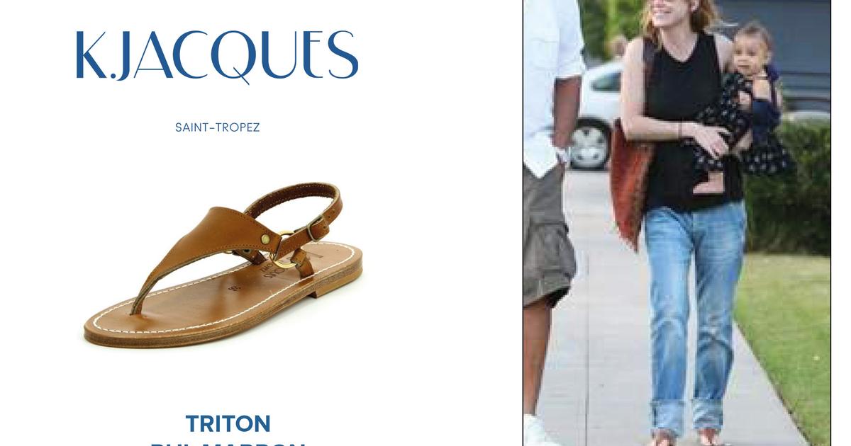 Découvrez les 100 stars fan de sandales K.Jacques.