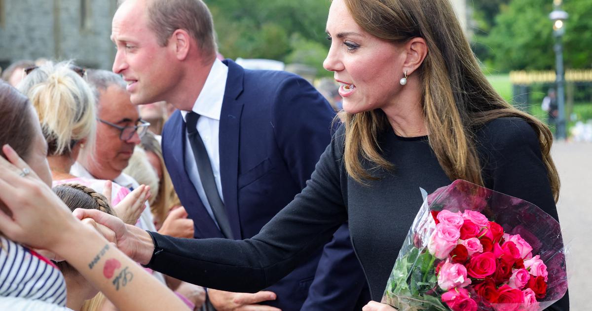 Mort d’Elizabeth II : les images fortes de Kate Middleton qui console ...
