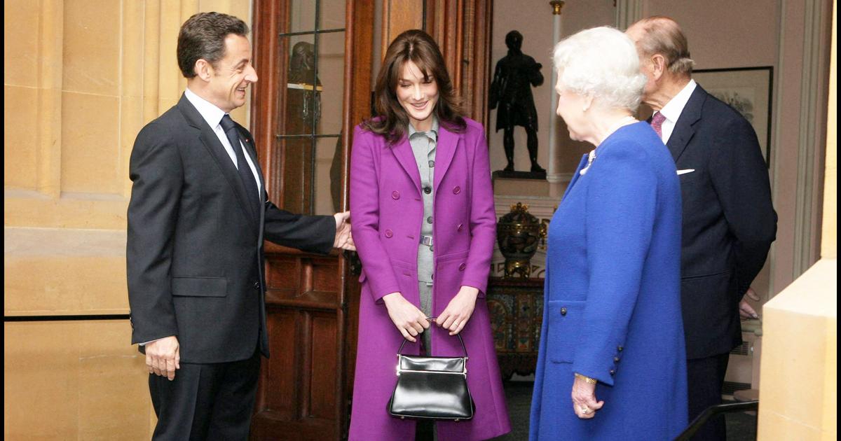 Carla Bruni “nerveuse” : sa rencontre avec la reine Elizabeth II, un ...