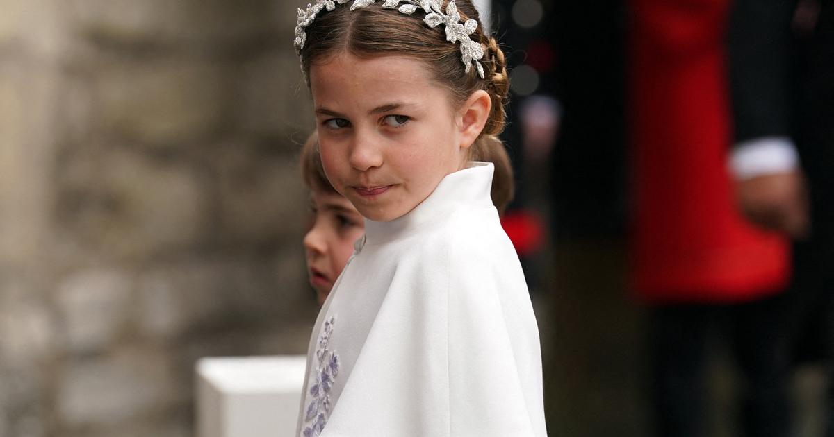 PHOTO - La princesse Charlotte angélique dans une petite robe blanche ...
