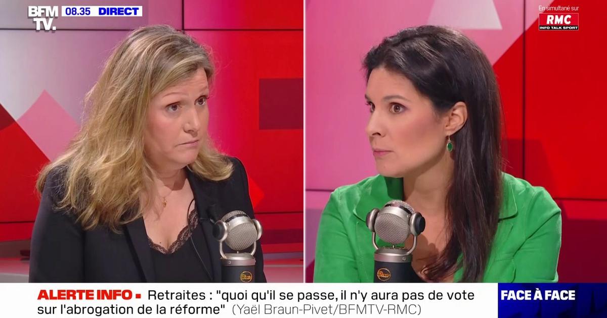 Apolline de Malherbe et Yaël Braun-Pivet, leur accrochage inattendu ...