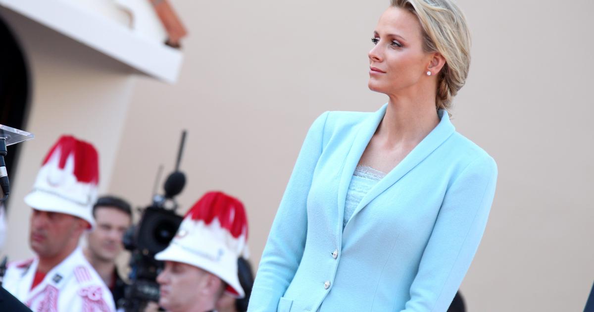 Mariage civil de Charlene de Monaco : la princesse sublime en ensemble ...