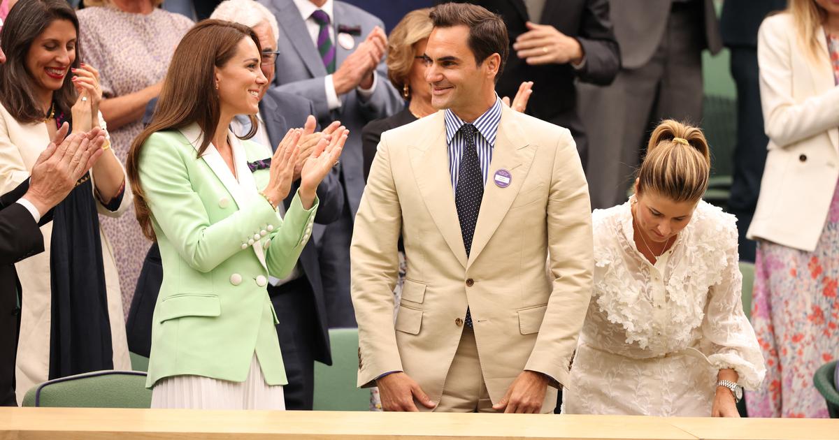 PHOTOS - Kate Middleton et Roger Federer : les deux amis très complices ...