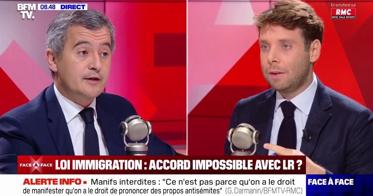 “Vous ne voulez pas me laisser parler” : Gérald Darmanin malmené par ...