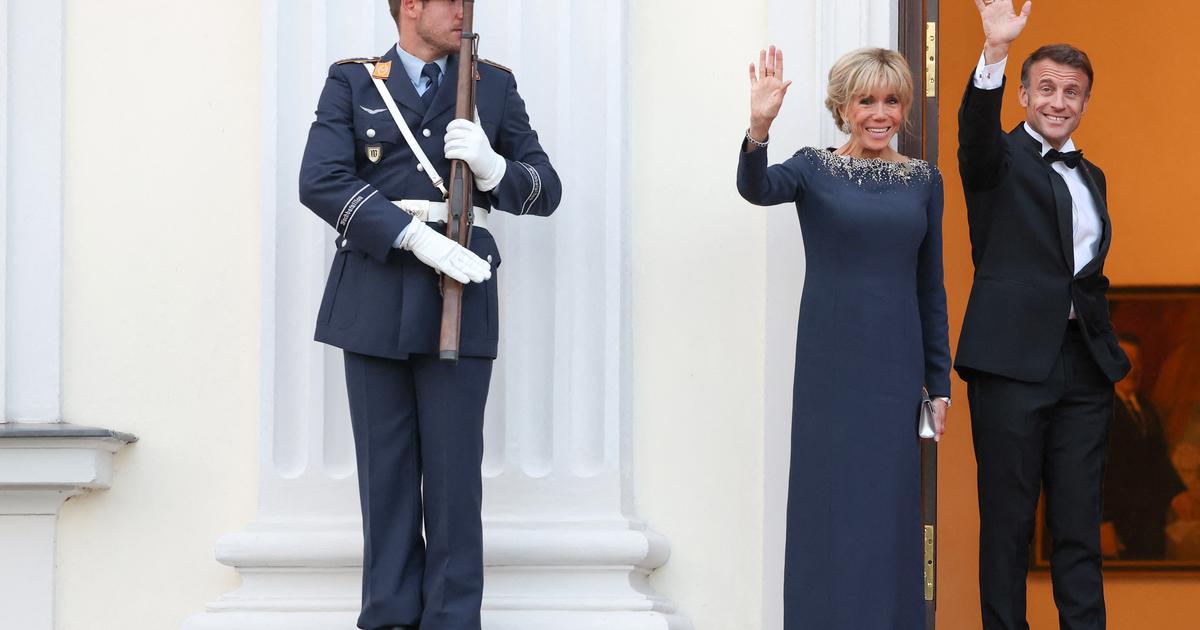 PHOTOS – Emmanuel Macron en smoking, Brigitte Macron glamour... le ...