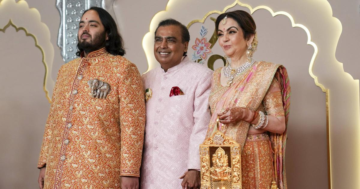 PHOTOS - Mukesh Ambani, l’homme le plus riche d’Asie, marie son fils ...