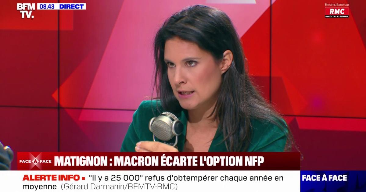 “Vous avez remis une cravate…” : Apolline de Malherbe ne prend pas de ...
