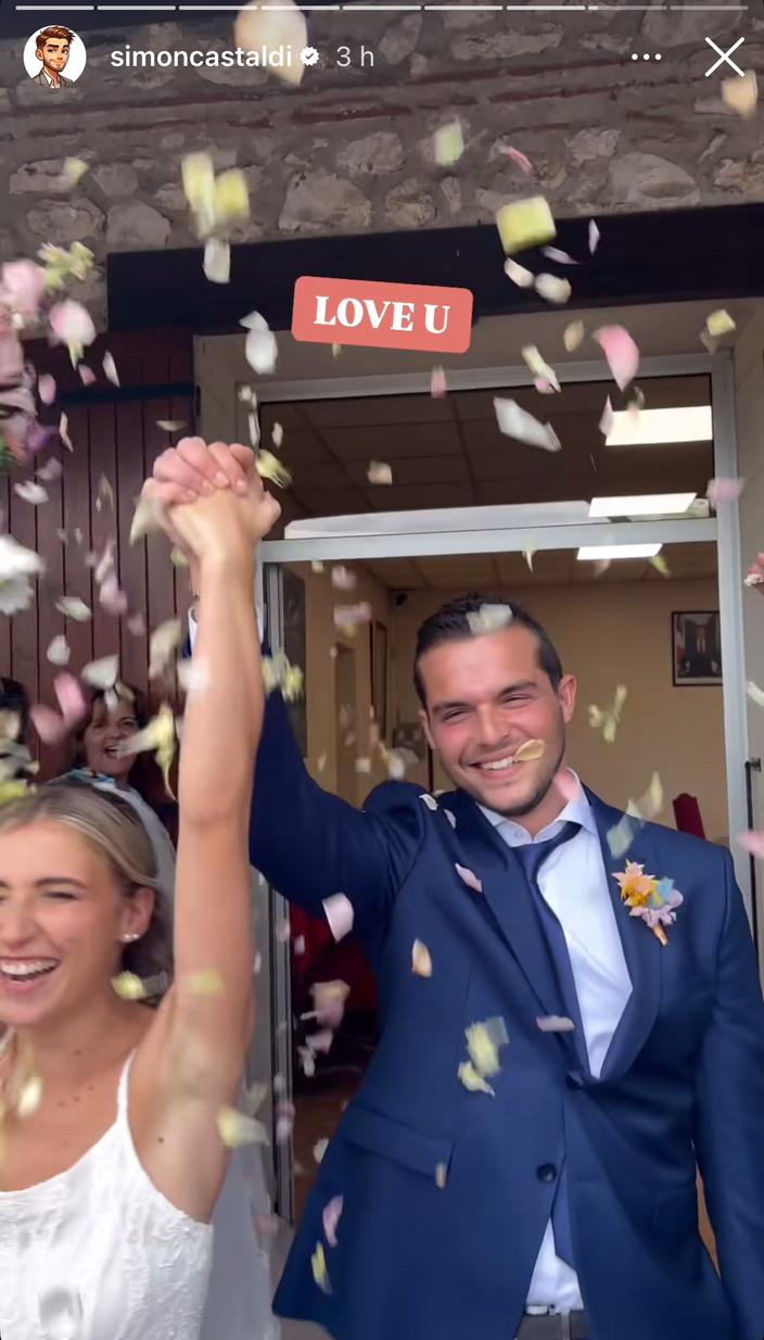 PHOTO - Benjamin Castaldi : son fils Julien s’est marié à Kiara, la ...