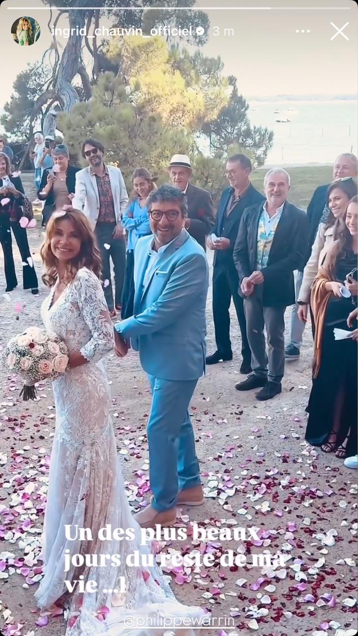 Ingrid Chauvin s'est mariée ! Elle a dit oui à son grand amour Philippe ...
