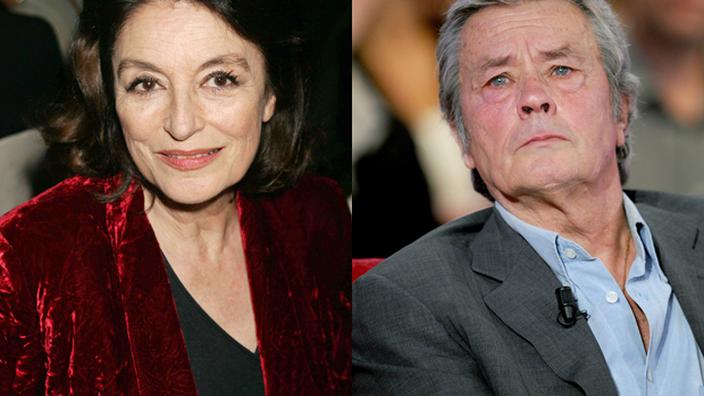 Alain Delon et Anouk Aimée réunis sur les planches