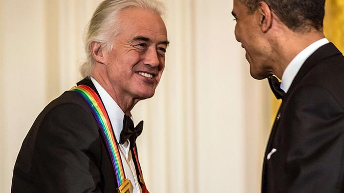 Led Zeppelin honoré par «Barock» Obama