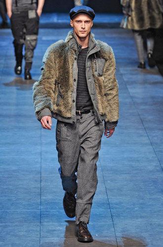 La fourrure gagne la mode homme