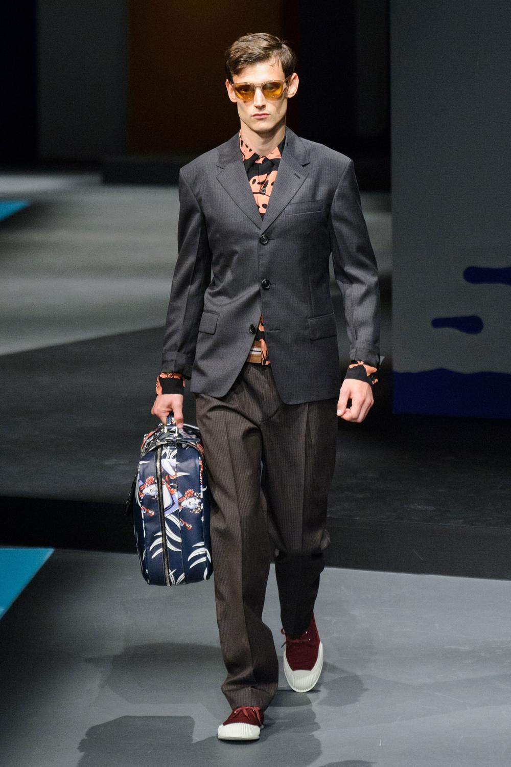Défilé Prada Printemps-été 2014 Homme