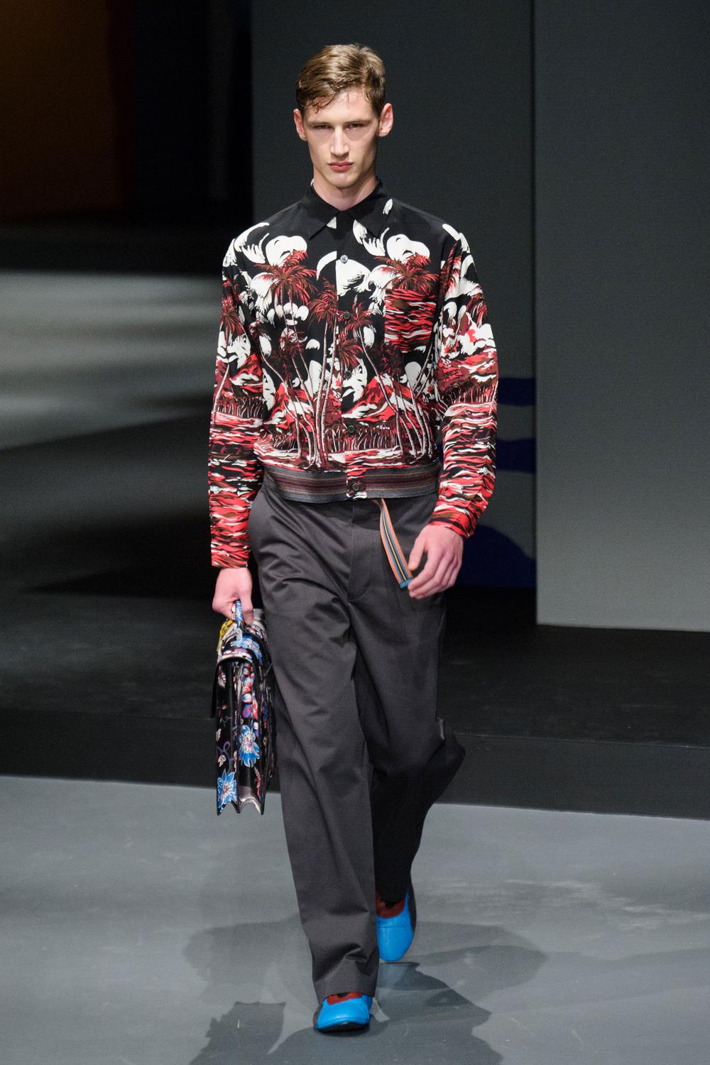 Défilé Prada Printemps-été 2014 Homme