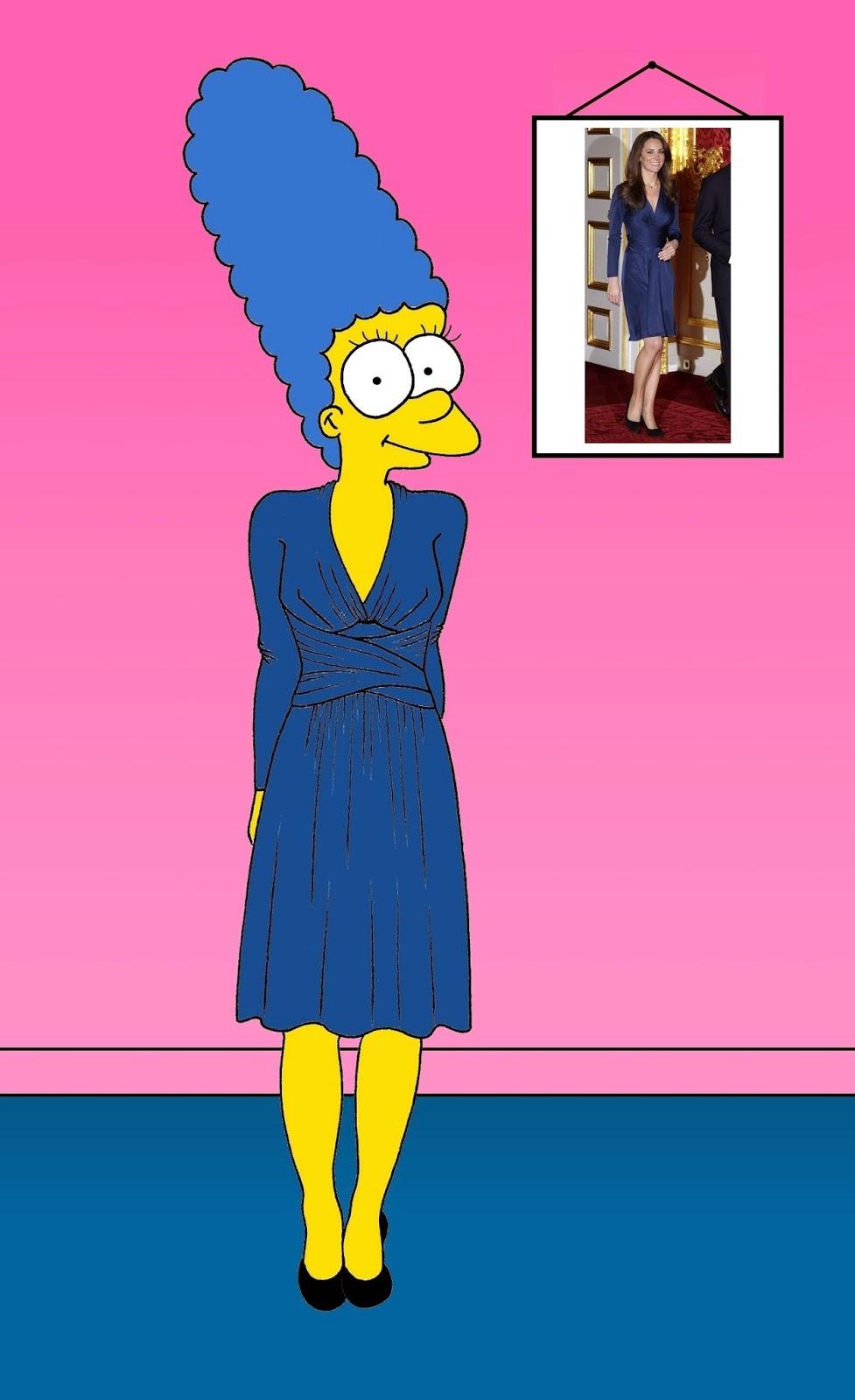 Alessandro Palombo rhabille Marge Simpson