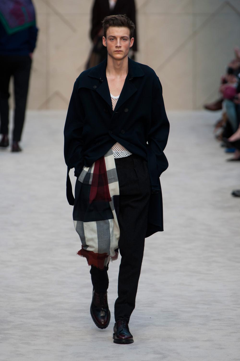 Défilé Burberry Automne-hiver 2014-2015 Homme
