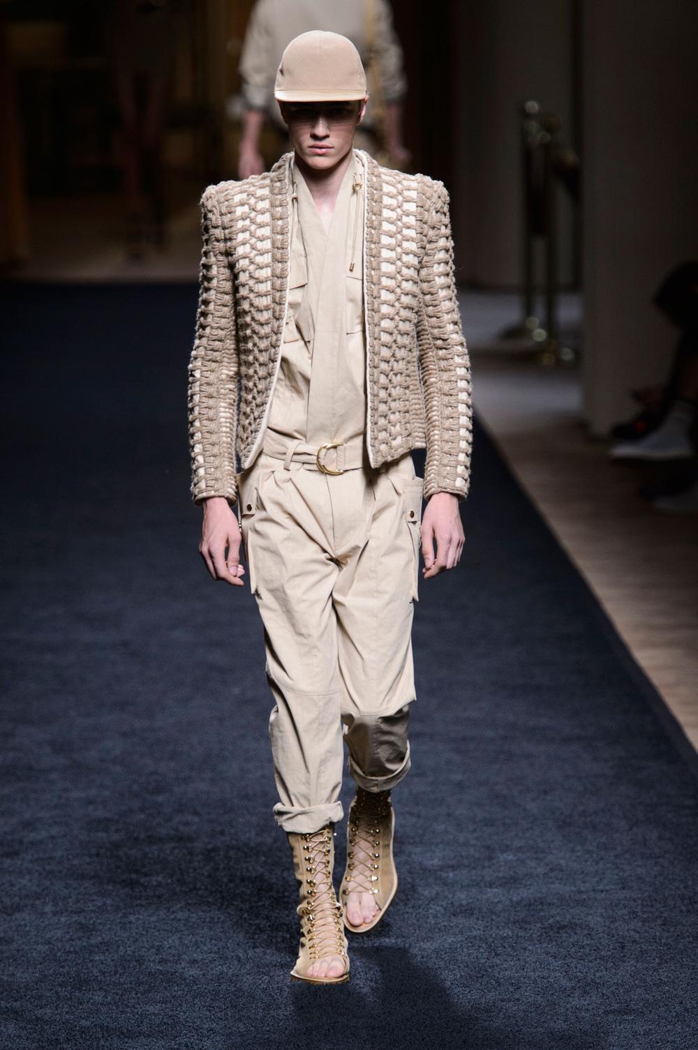 Défilé Balmain Printemps-été 2016 Homme