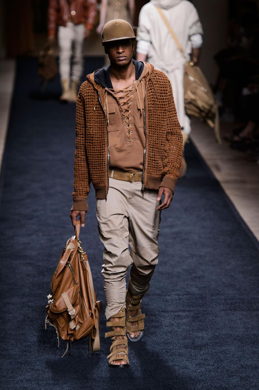 Défilé Balmain Printemps-été 2016 Homme