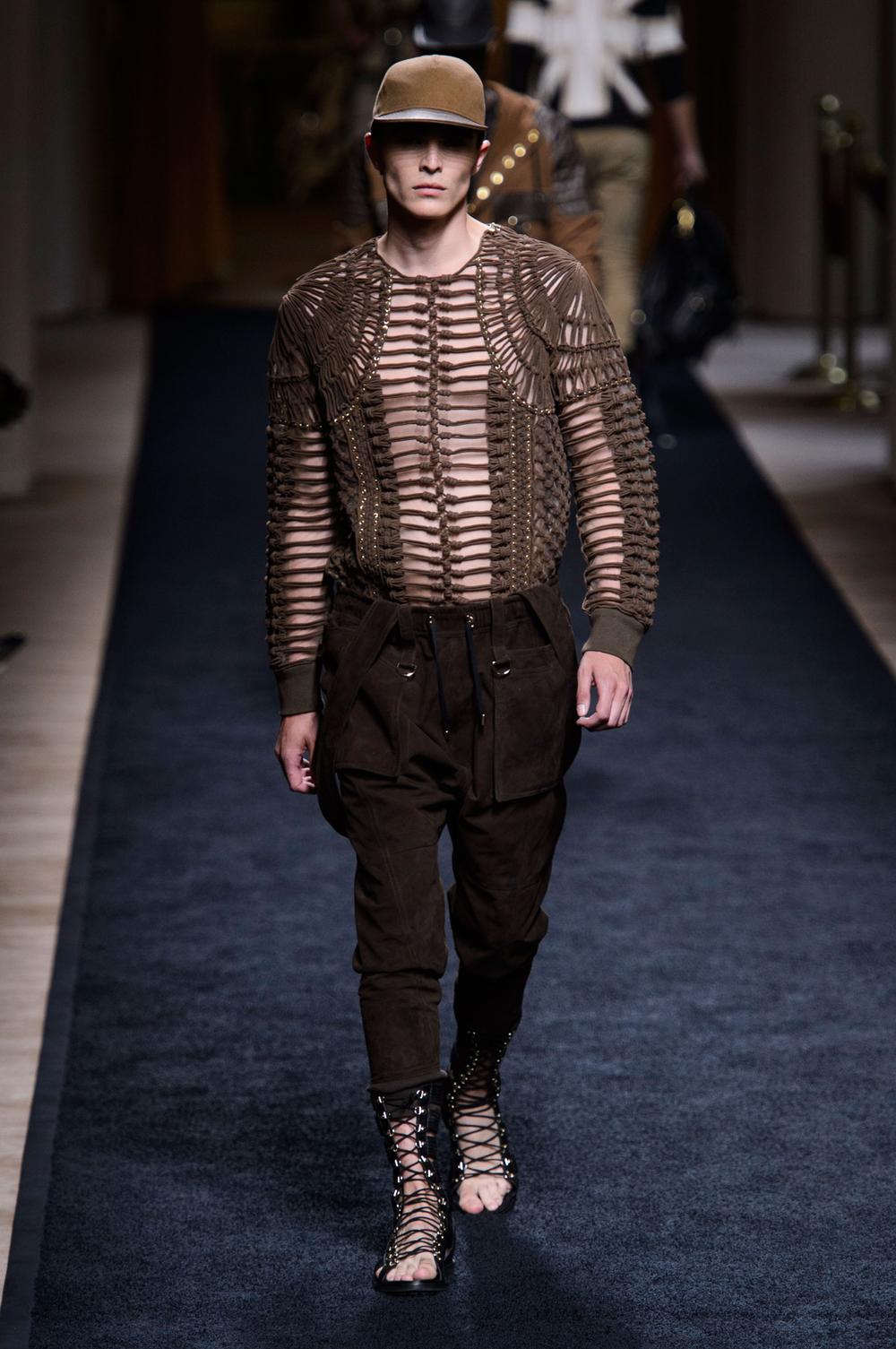 Défilé Balmain Printemps-été 2016 Homme