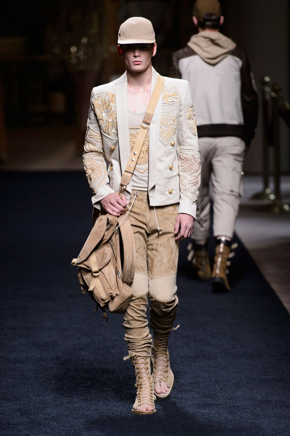 Défilé Balmain Printemps-été 2016 Homme