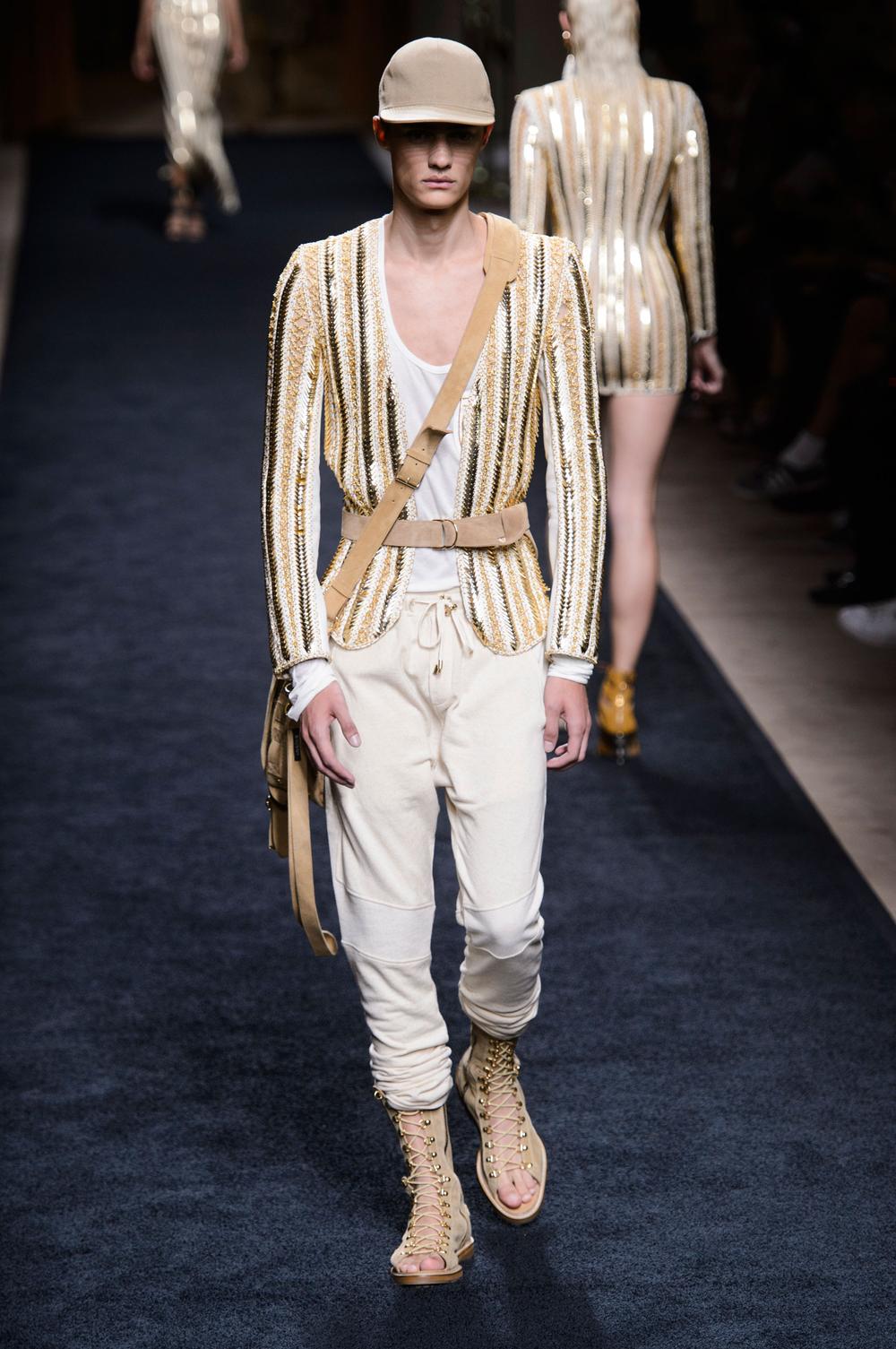 Défilé Balmain Printemps-été 2016 Homme