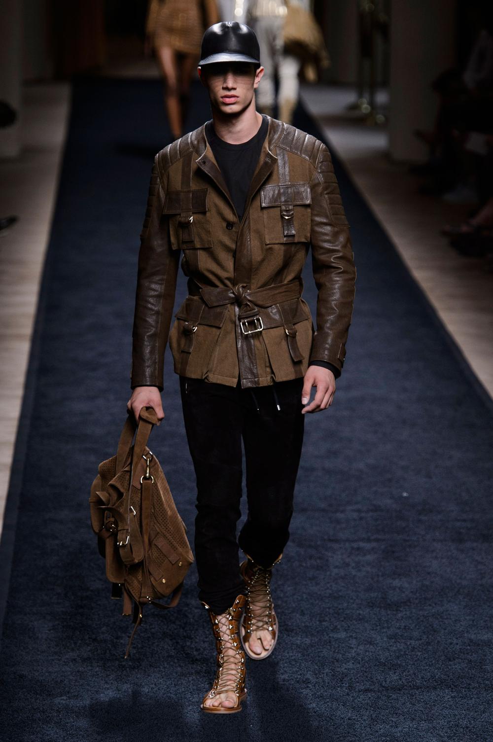 Défilé Balmain Printemps-été 2016 Homme