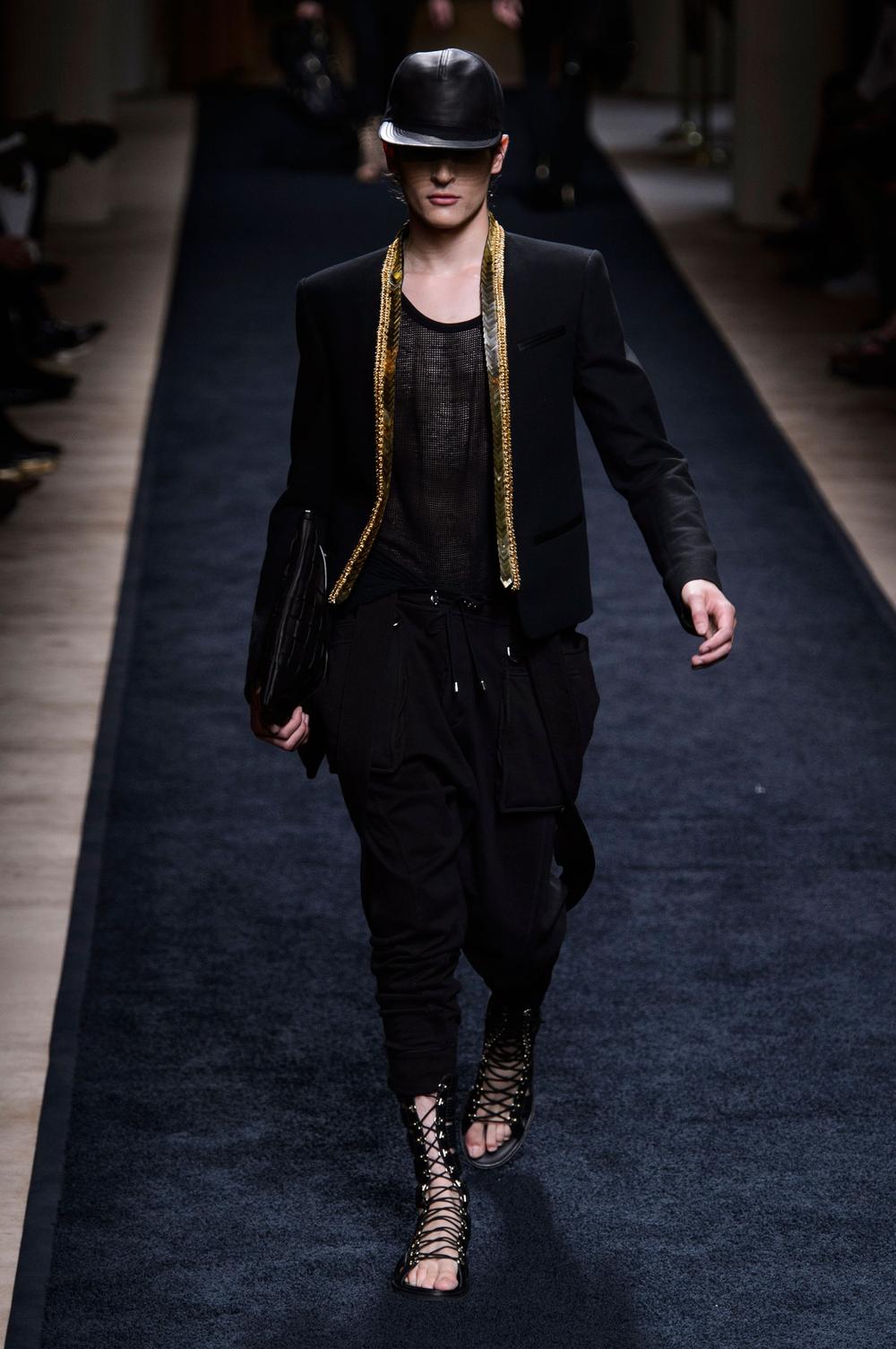 Défilé Balmain Printemps-été 2016 Homme