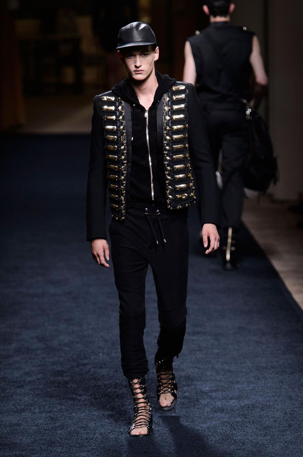 Défilé Balmain Printemps-été 2016 Homme