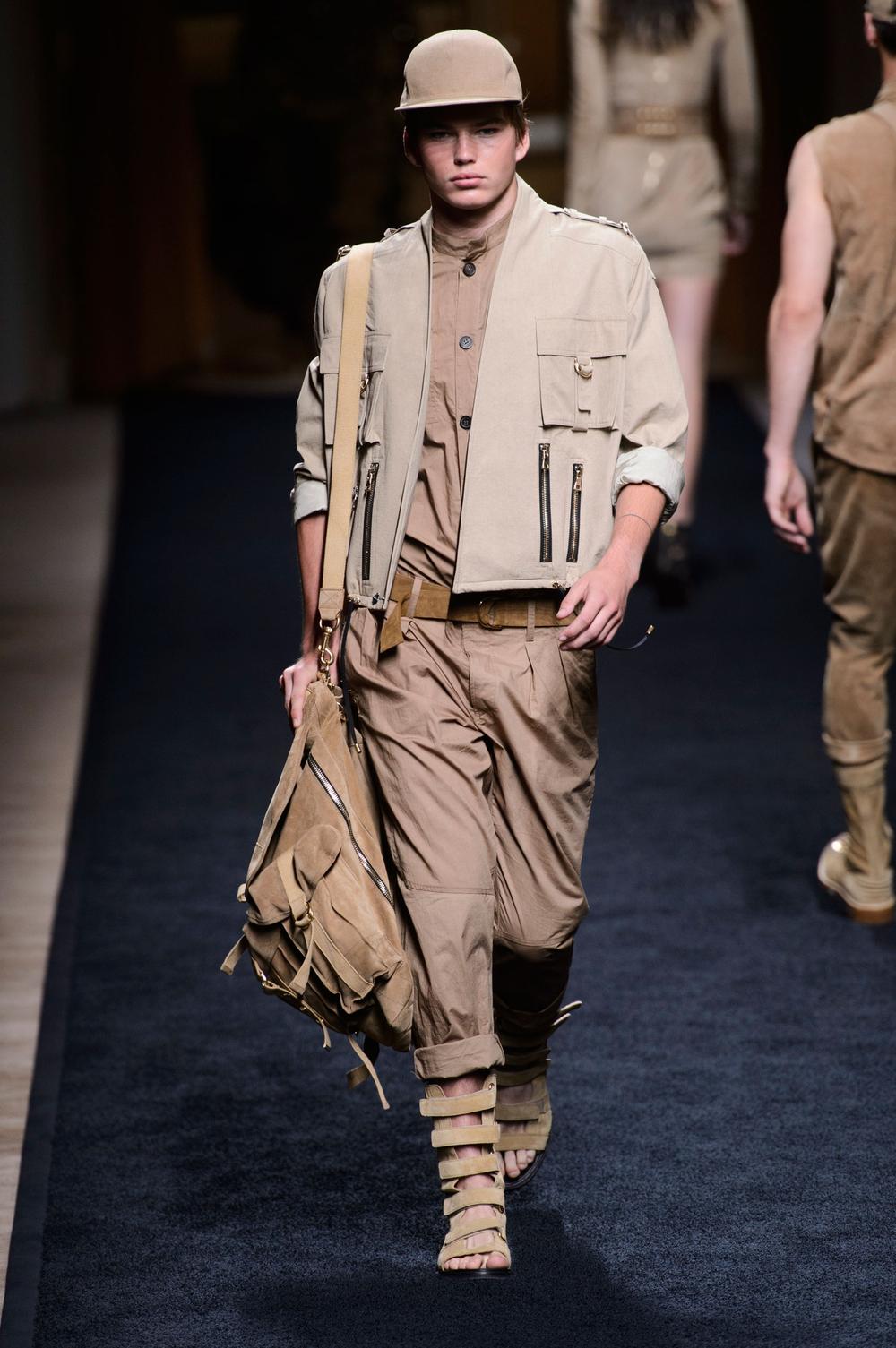 Défilé Balmain Printemps-été 2016 Homme