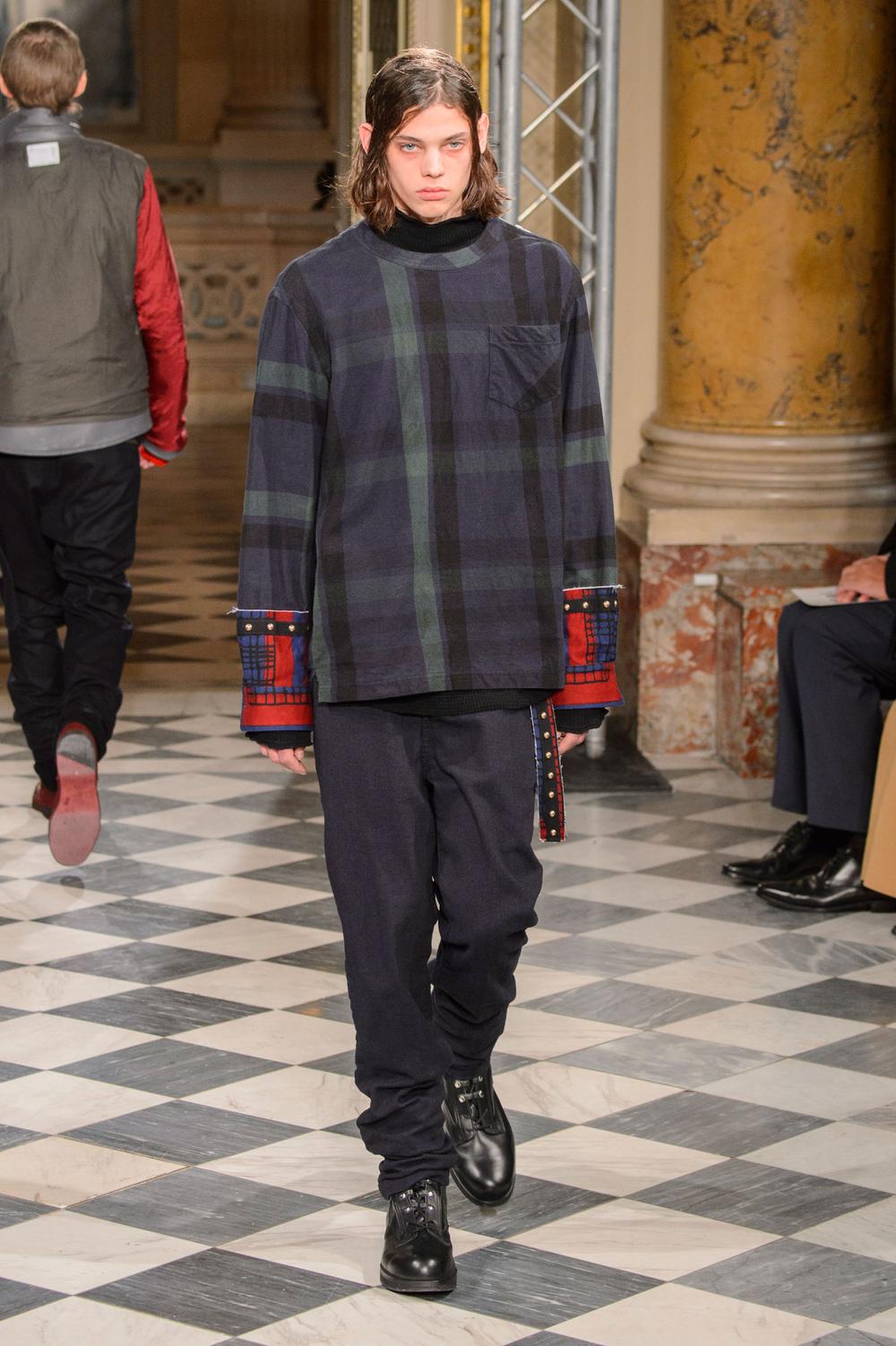 Défilé Sacai Automne-hiver 2016-2017 Homme