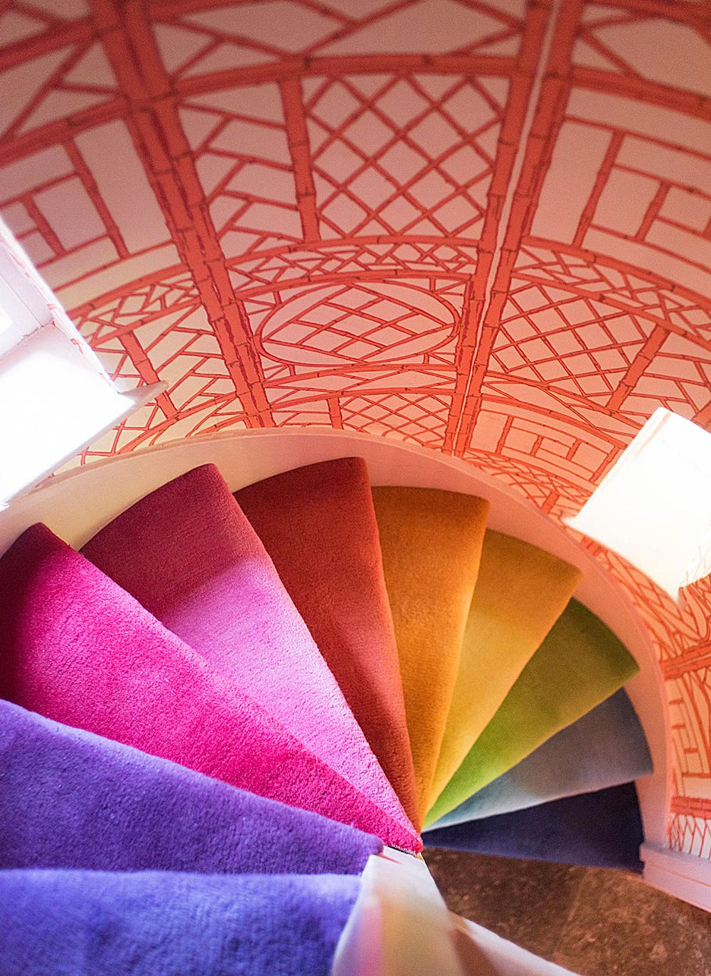 Solange Azagury-Partridge et son cottage haut en couleur du Somerset