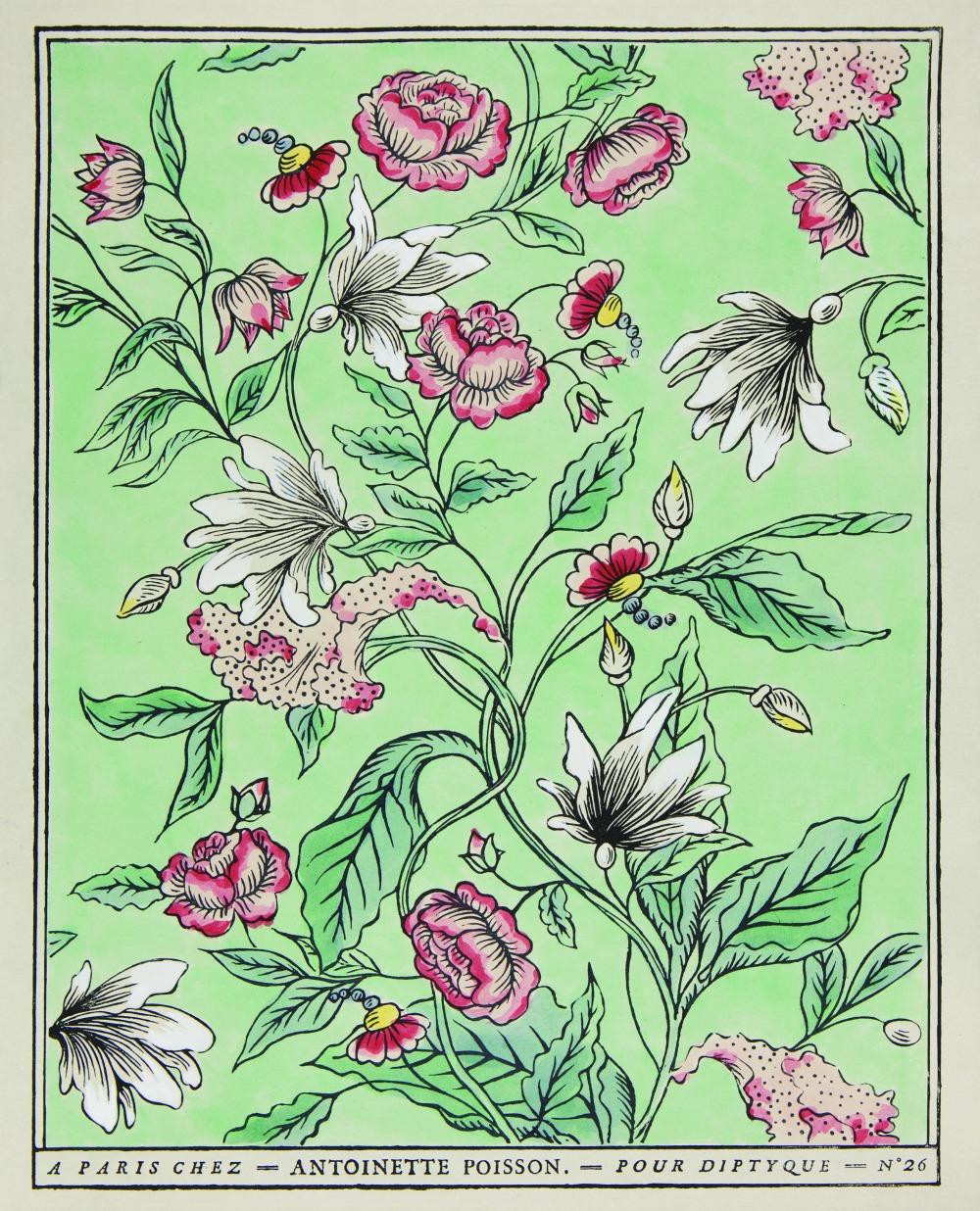 Antoinette Poisson habille la collection Rosa Mundi de Diptyque