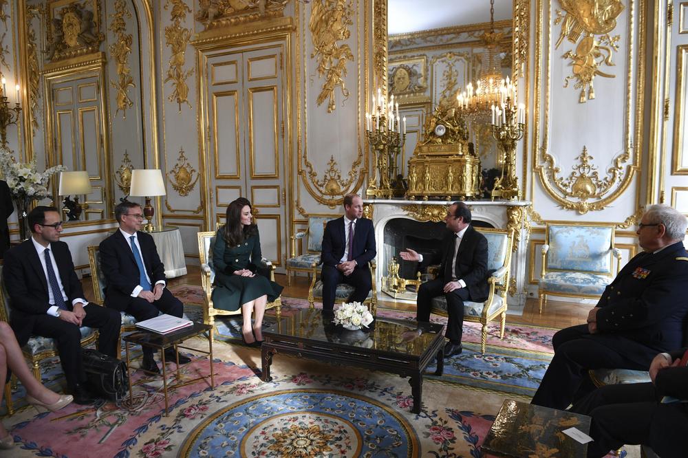 Les photos du voyage de Kate et William à Paris