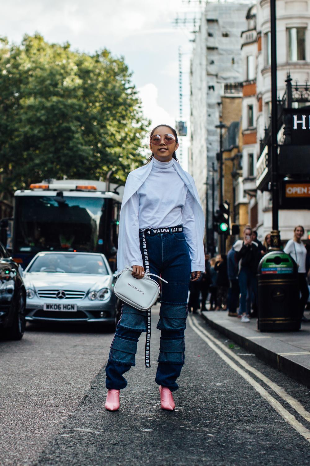 La chaussure colorée, l'arme secrète des modeuses à Londres