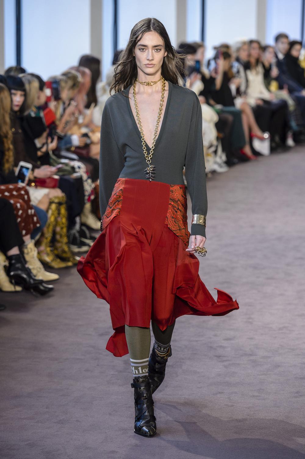Défilé Chloé automne-hiver 2018-2019 Prêt-à-porter
