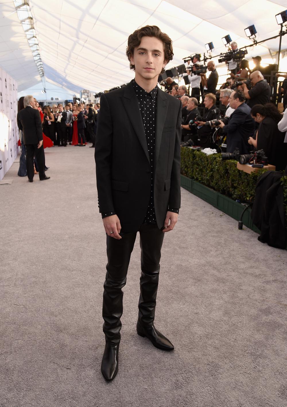 Timothée Chalamet, le petit prince des tapis rouges a encore frappé