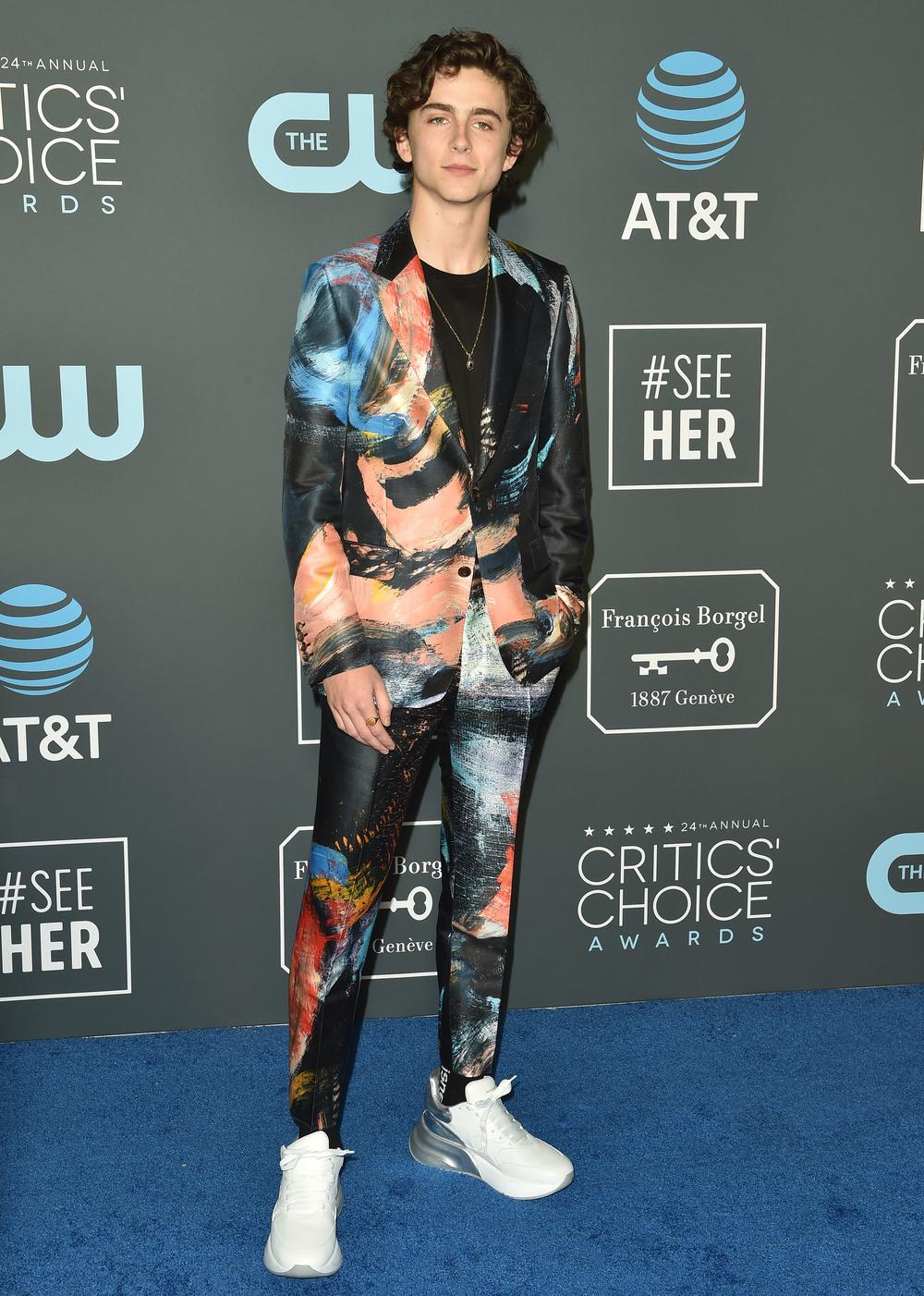 Timothée Chalamet, le petit prince des tapis rouges a encore frappé