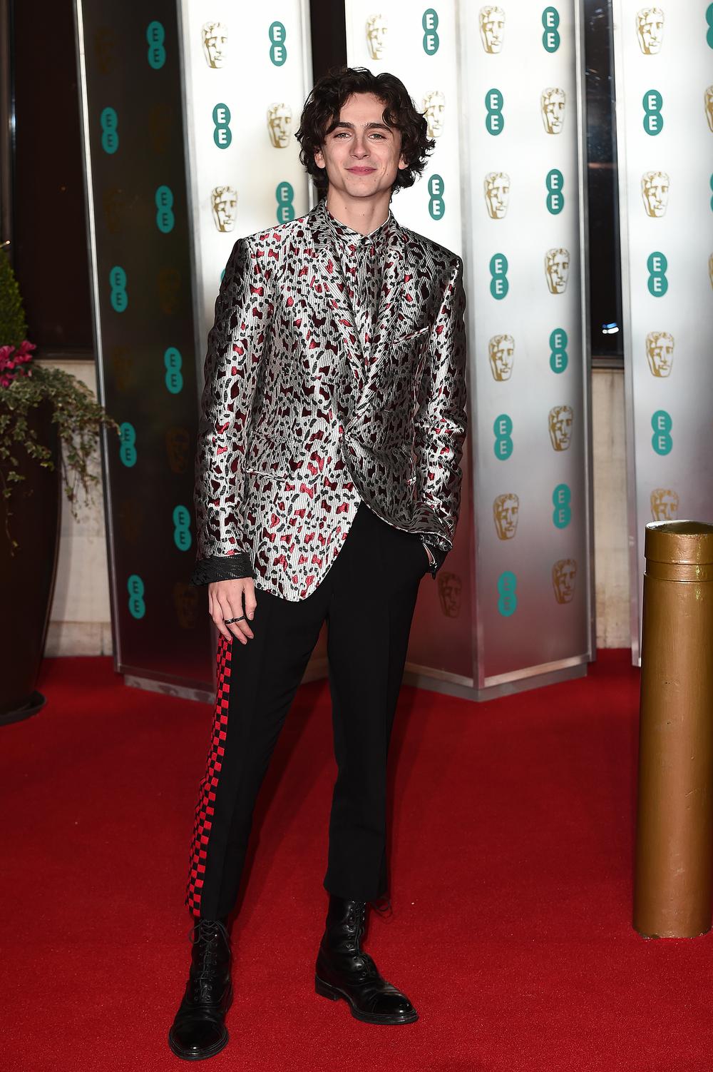 Timothée Chalamet, le petit prince des tapis rouges a encore frappé