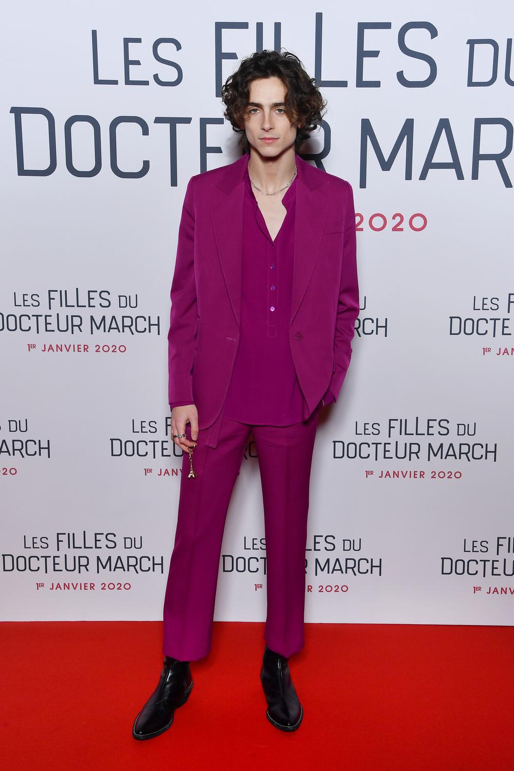 Timothée Chalamet, le petit prince des tapis rouges a encore frappé